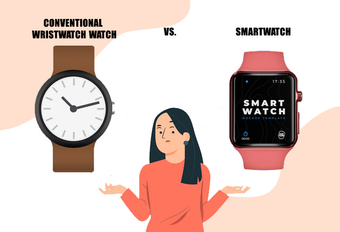 Smartwatch vs. Conventional Wristwatch Watch – Dinesaw